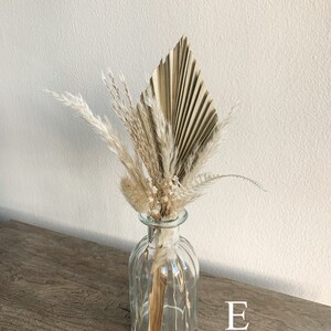 Small Vase With Dried Flowers, Small Dried Flower Bouquet, Boho Wedding ...