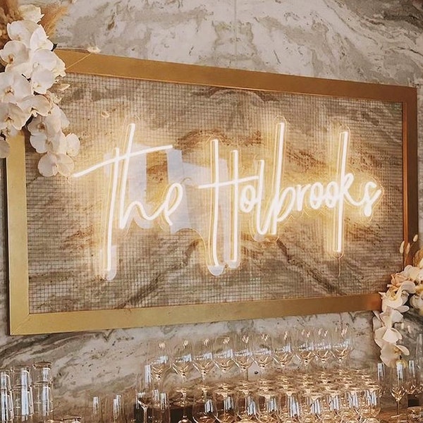 Custom Wedding Neon Sign - Etsy