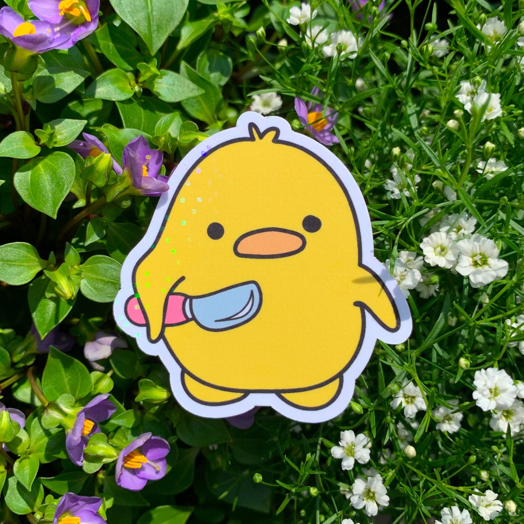 Ducky Sticker // Waterproof Vinyl Sticker - Etsy