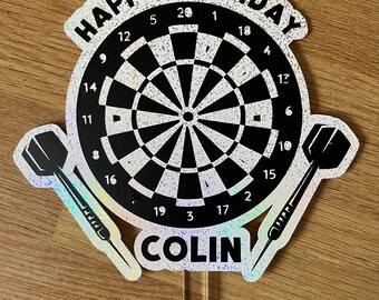 Darts Cake Topper - Etsy UK