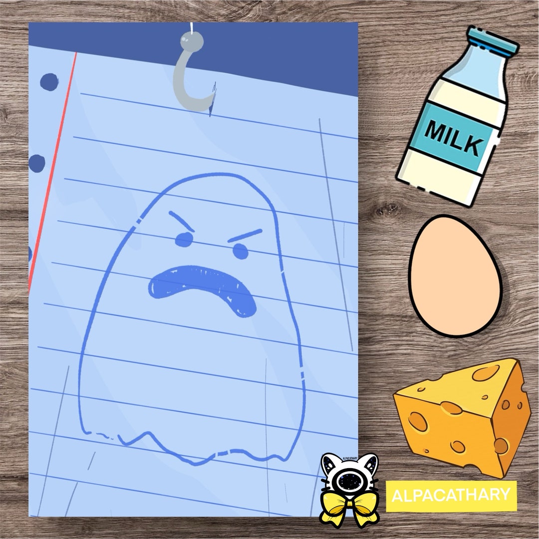 NOTEPAD Spooky Ghost Meme 50 Pages - Etsy