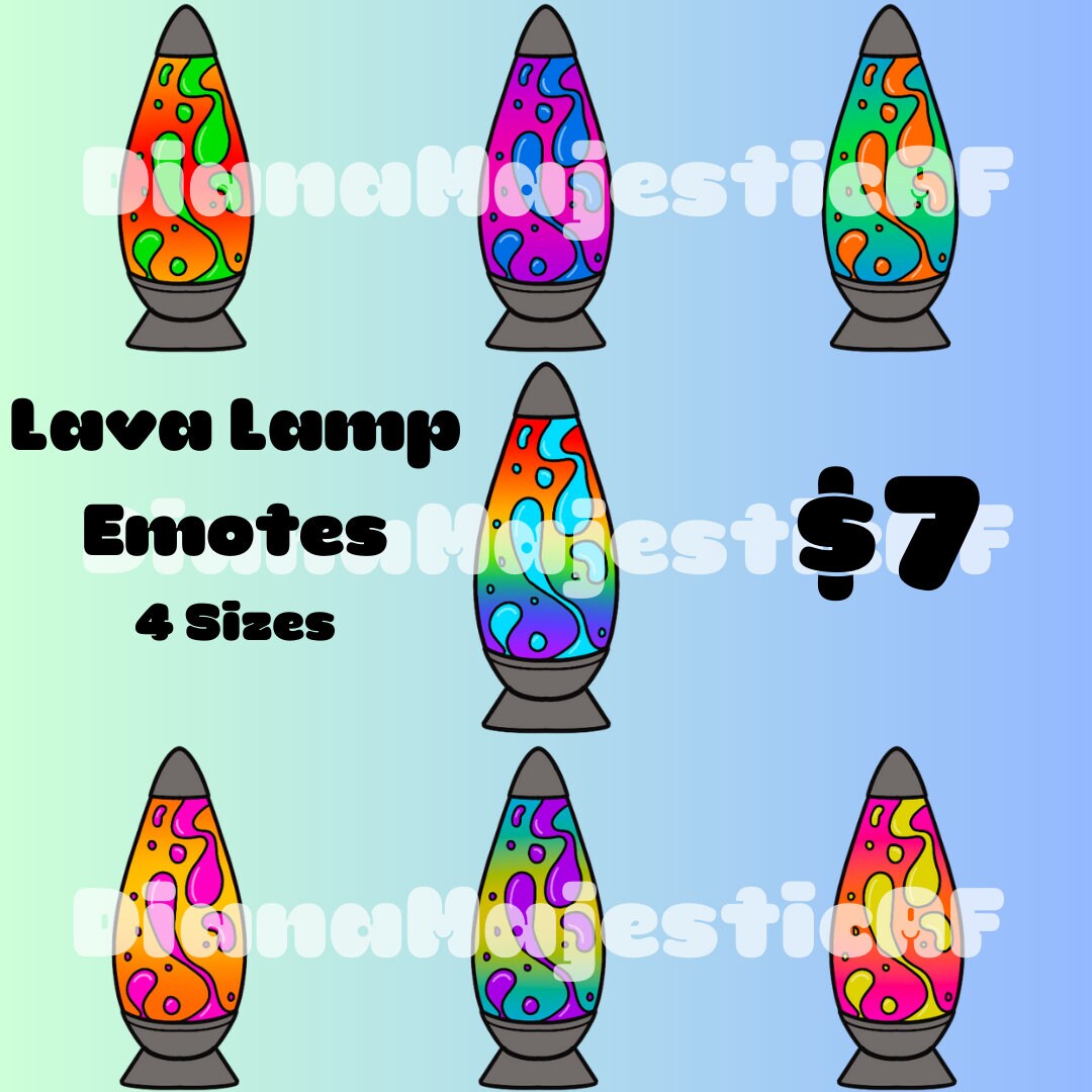 Lava Lamp Emotes, Twitch Emotes, Twitch Badges, Discord Emotes - Etsy