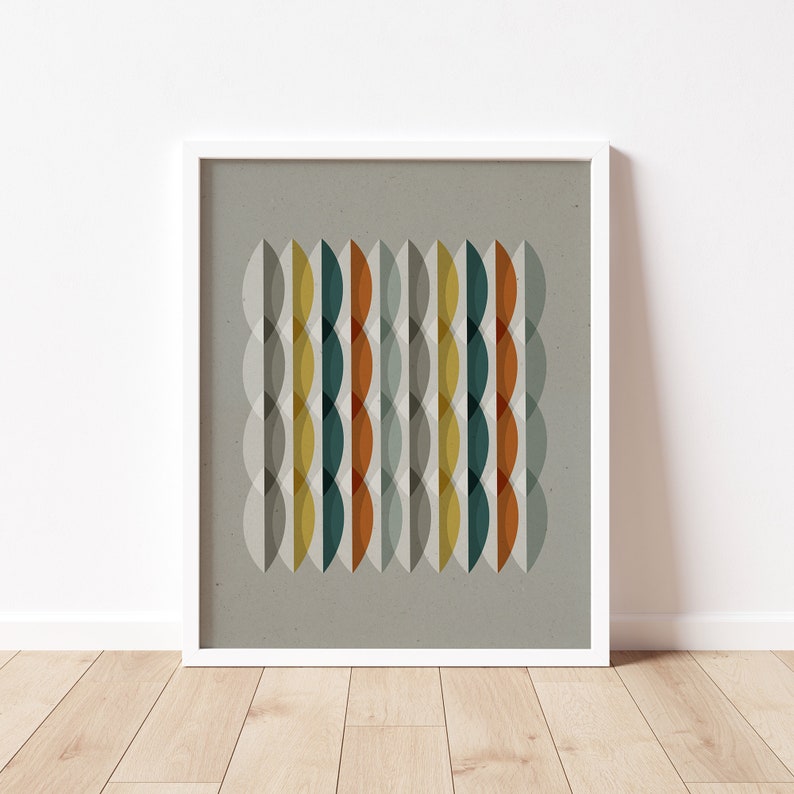 Kraft Paper Abstract Shapes Downloadable Print Modern - Etsy