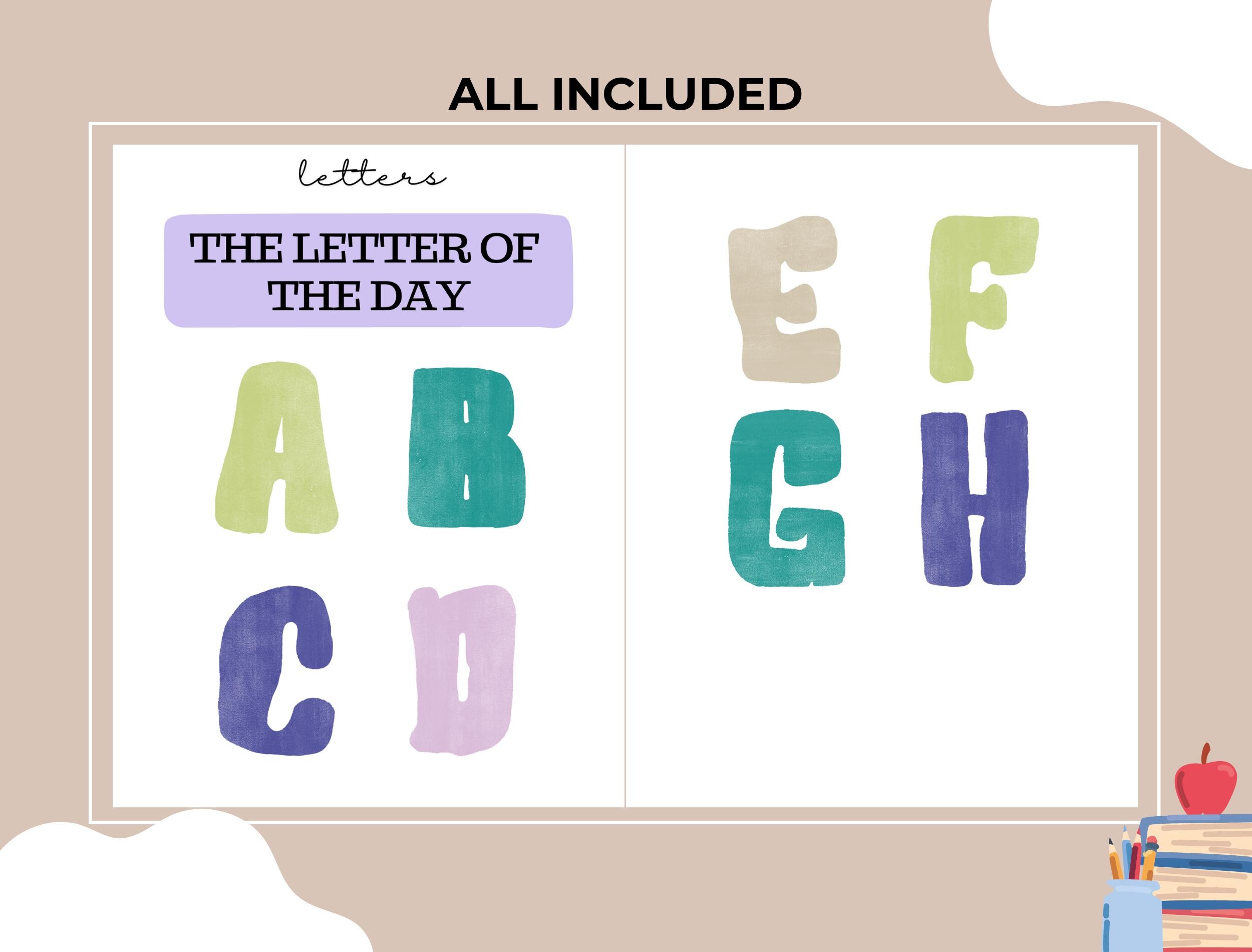 Printable Preschool Kindergarten Calendar Bundle Elementary Calendar ...