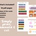 Printable Preschool Kindergarten Calendar Bundle Elementary Calendar ...