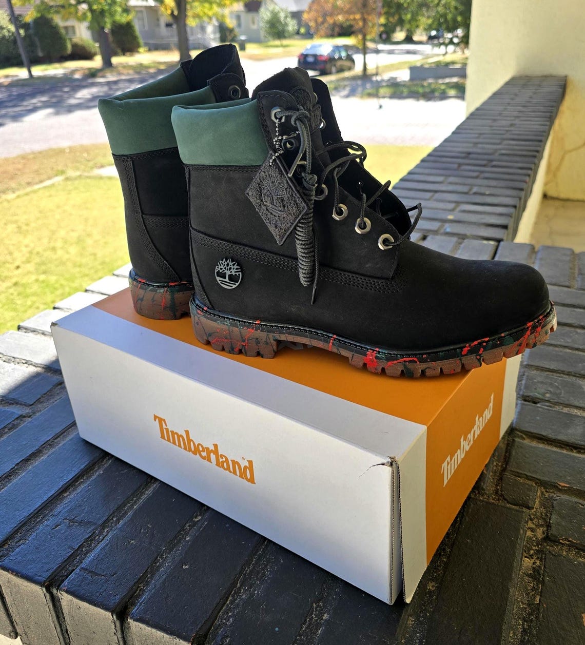 Custom Handmade Timberland Boots Waterproof and Stylish Men's Footwear ...