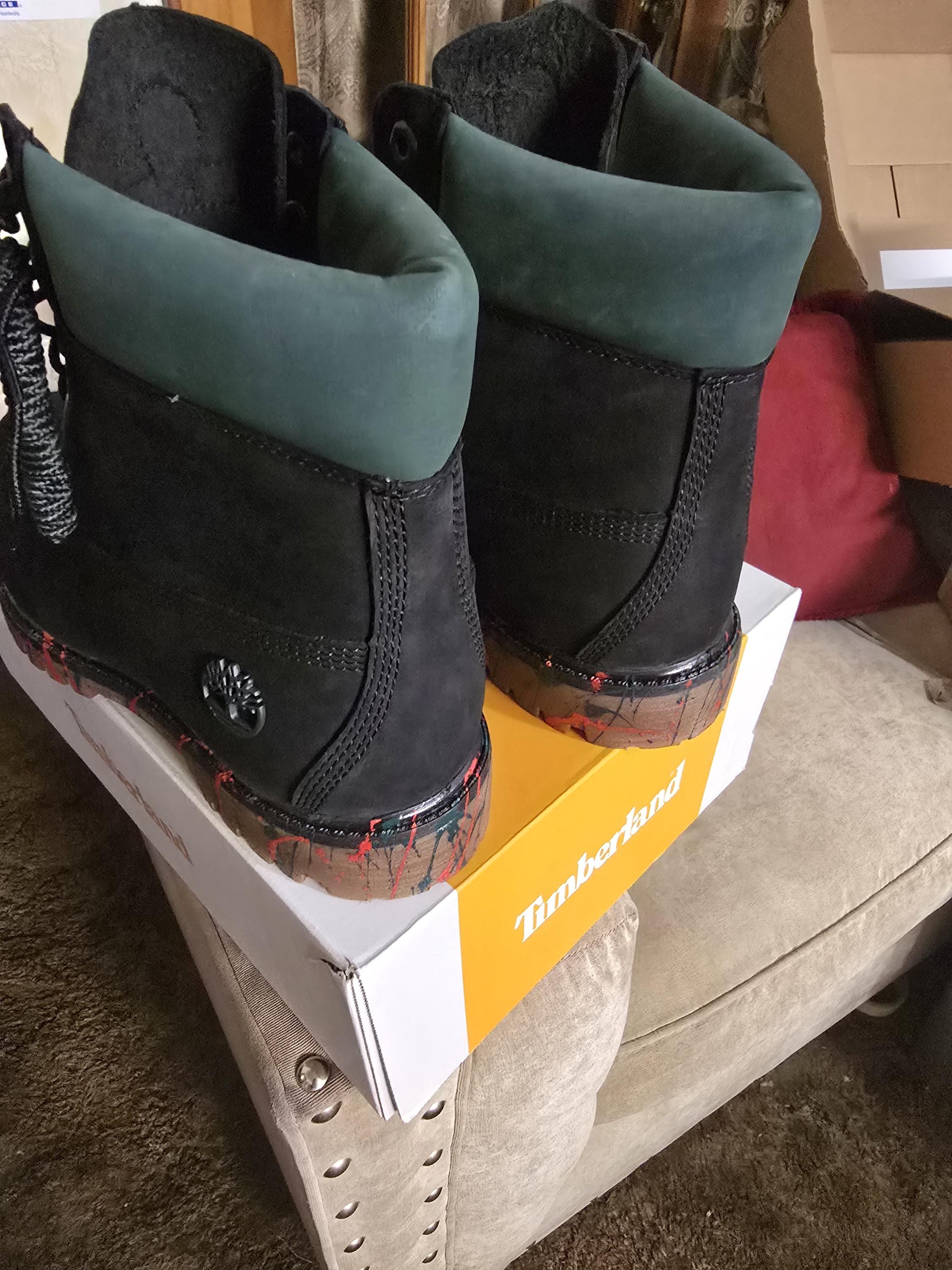 Custom Handmade Timberland Boots Waterproof and Stylish Men's Footwear ...