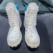 Timberland Boots Custom Made Men's Waterproofs Turquoise and White - Etsy