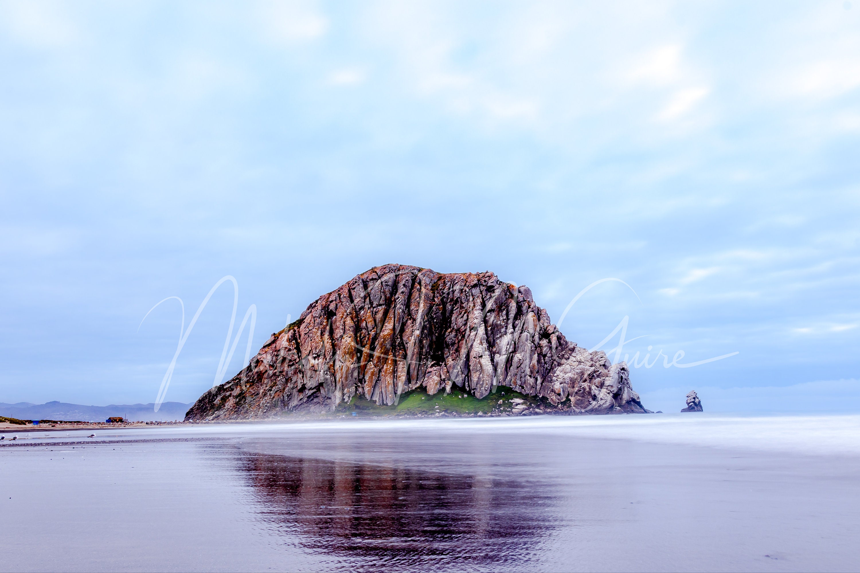 Morro Rock, Morro Bay California. Landscape | Photography | Art | Digital Art - Etsy