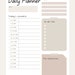 Neutral Daily, Weekly and Monthly Planner Pages - 11 X 8.5 Inches PDF ...