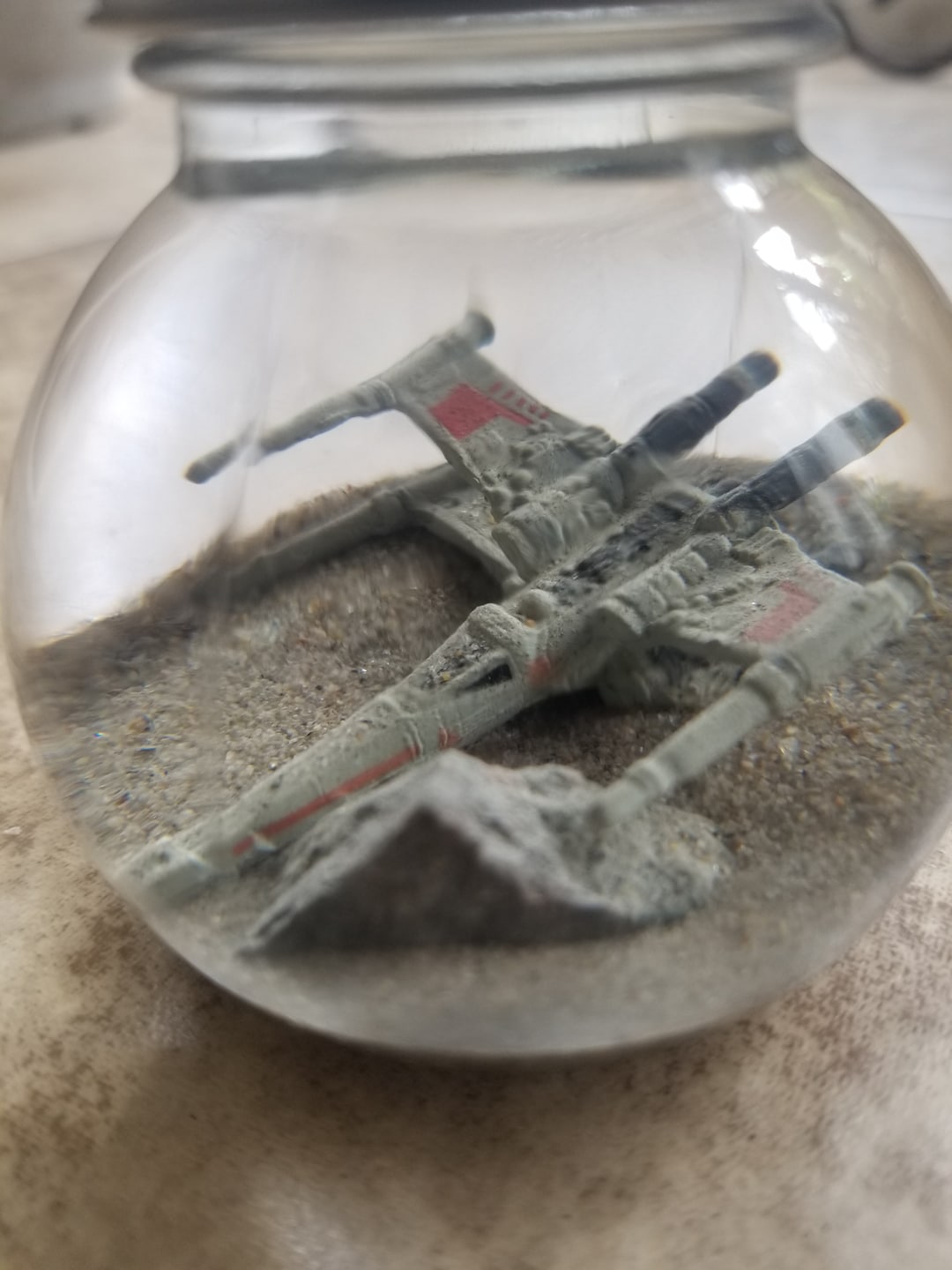 Star Wars X-wing Ocean Wreck Miniature Diorama - Etsy