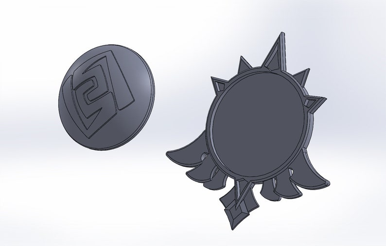 Genshin Impact Mondstadt Vision Pendant STL File 3D Print DIY - Etsy