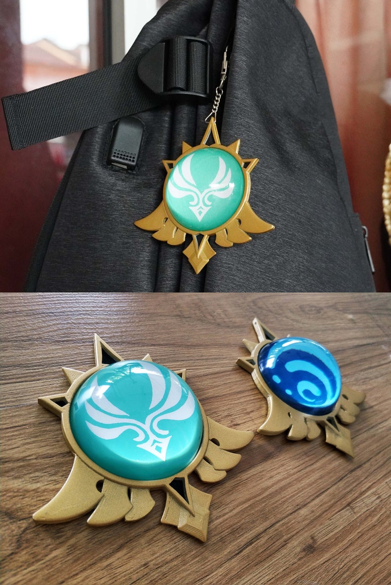 Genshin Impact Mondstadt Vision Pendant STL File 3D Print DIY - Etsy