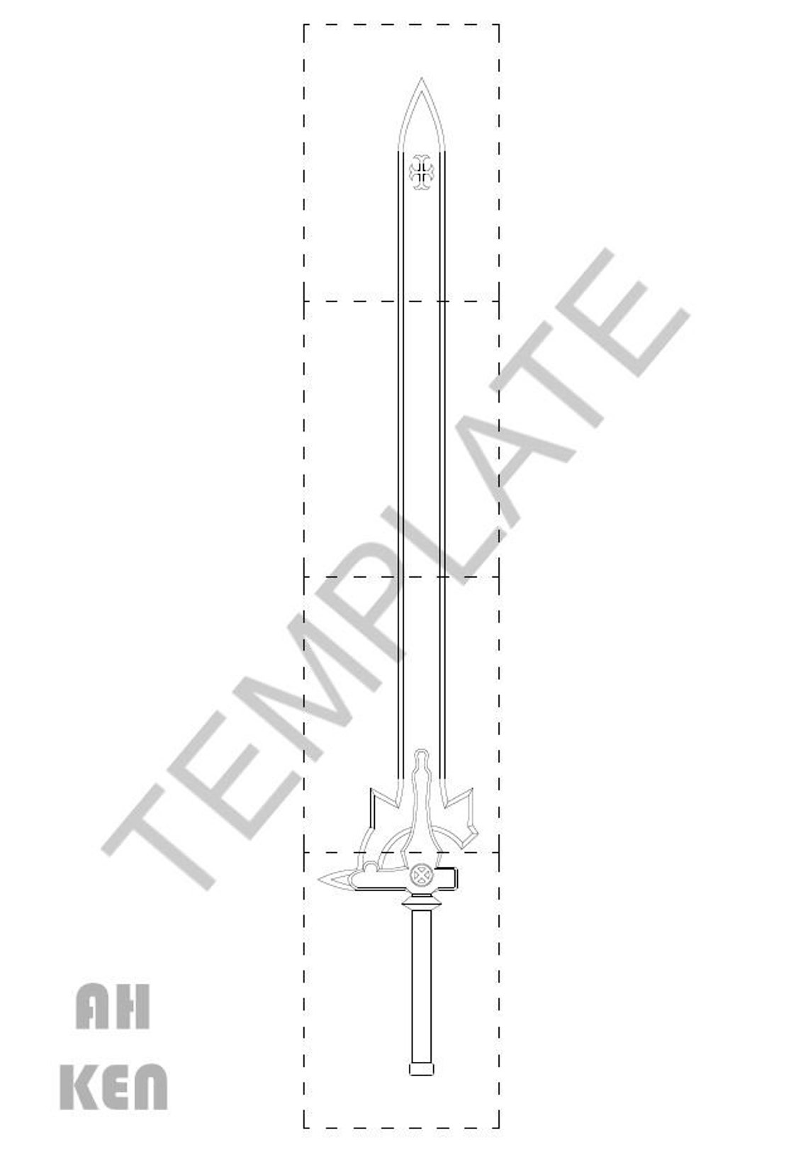 SAO Elucidator Template - Etsy