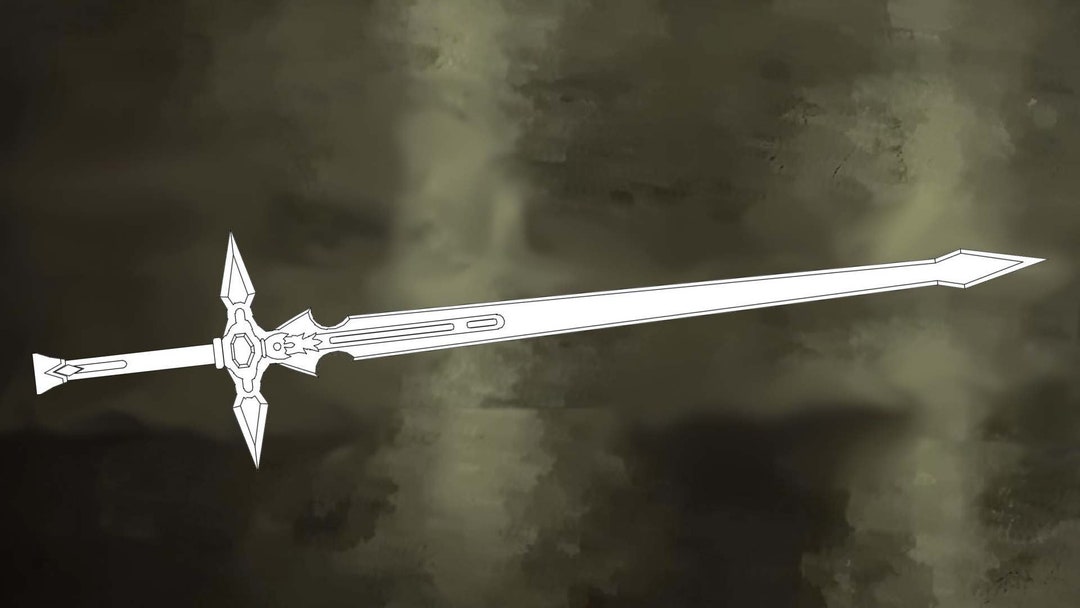 SAO Dark Repulser PDF Template - Etsy