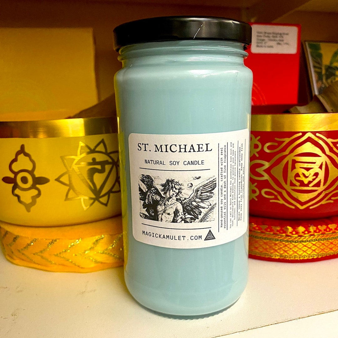 St Michael Candle - Etsy