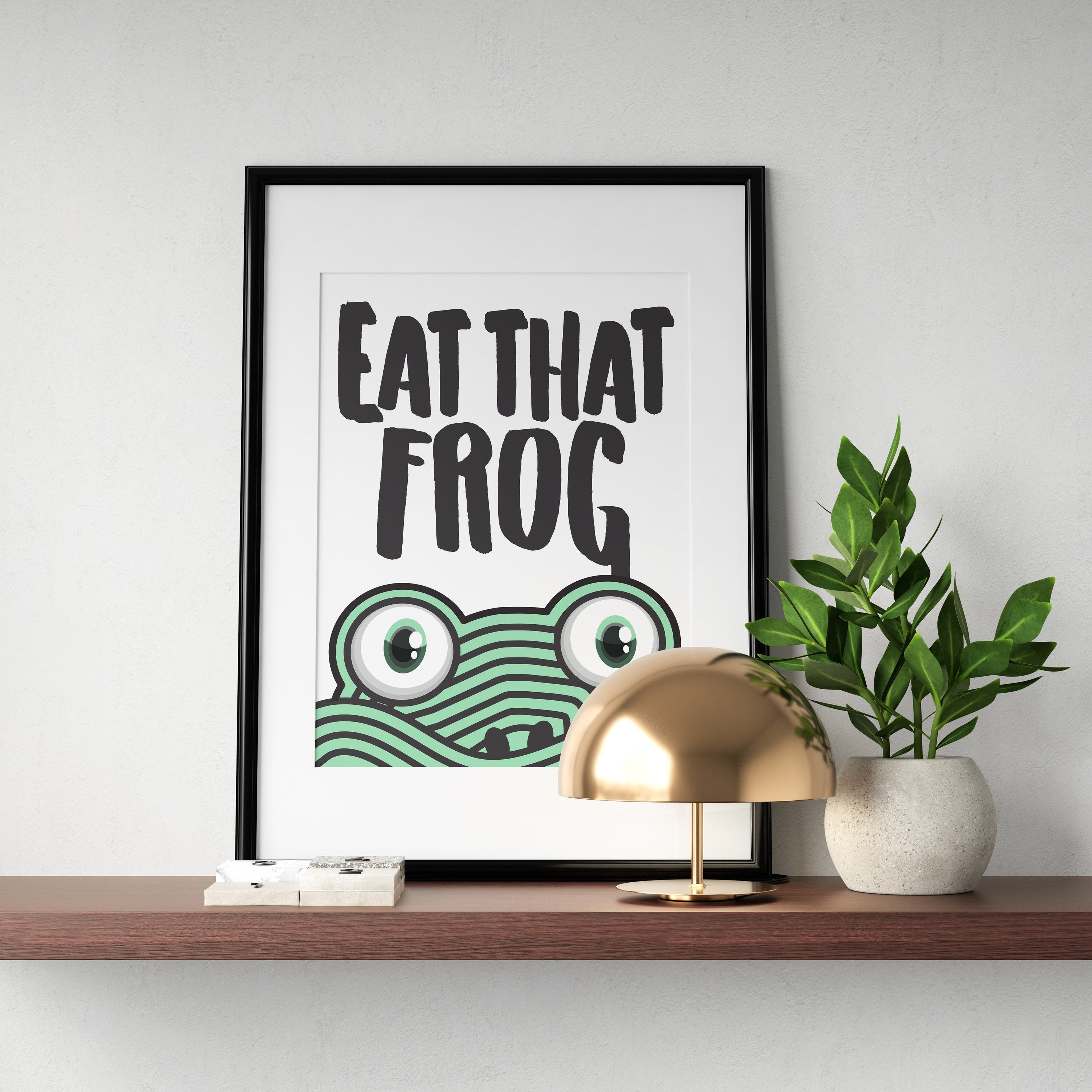 EAT THAT FROG - 0012 - Etsy