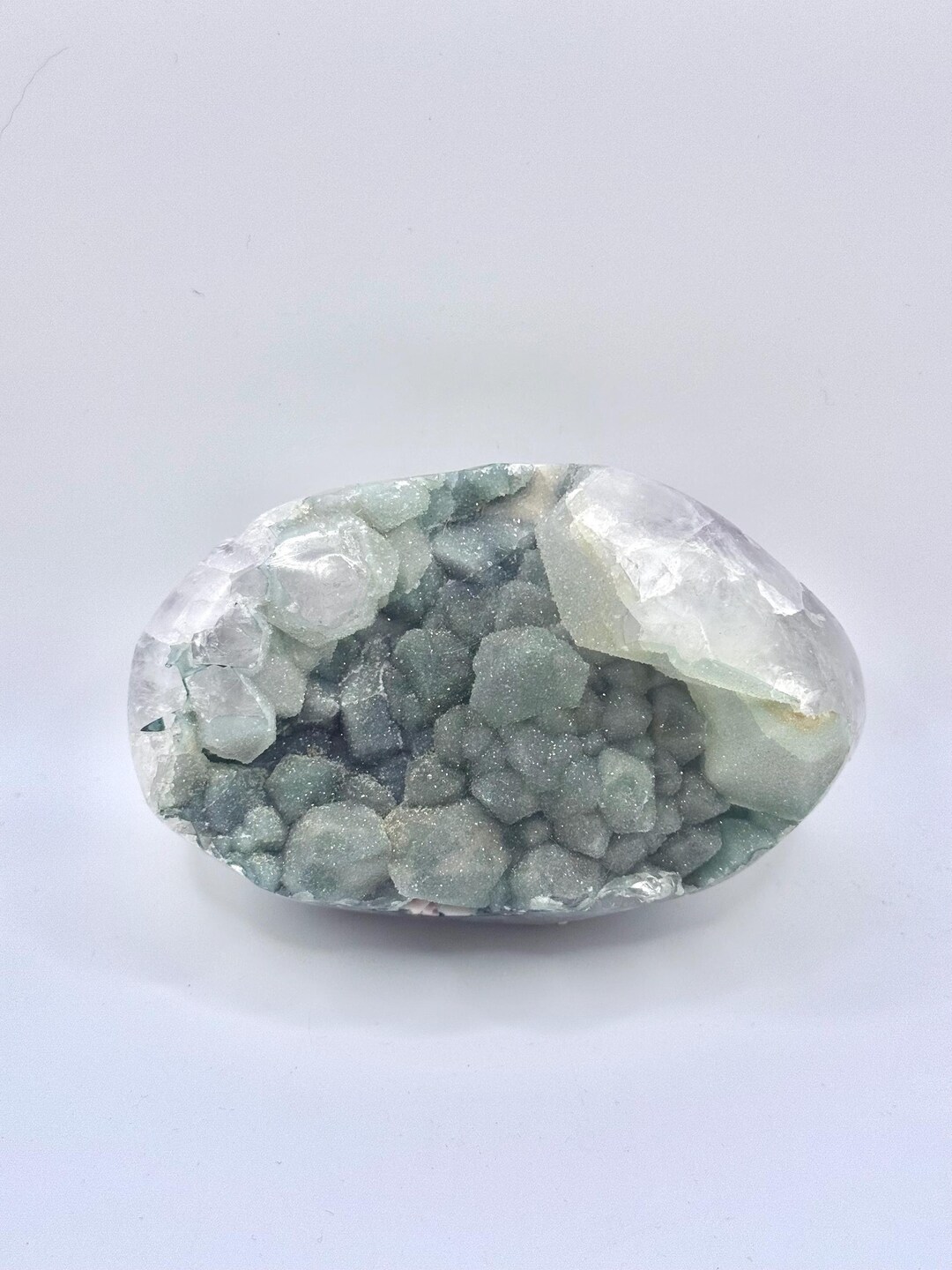 RARE Green Sugar Amethyst Freeform - Etsy