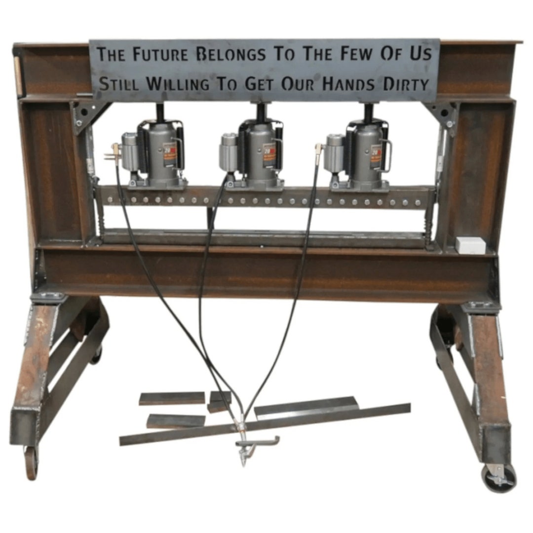 50 Finger Press Brake DIY Builder Kit With Adjustable Back Stop This 50 ...