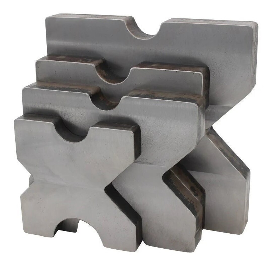 8.50" X 10" Machined Arbor Press Plates (pair) - Cut Out of High ...