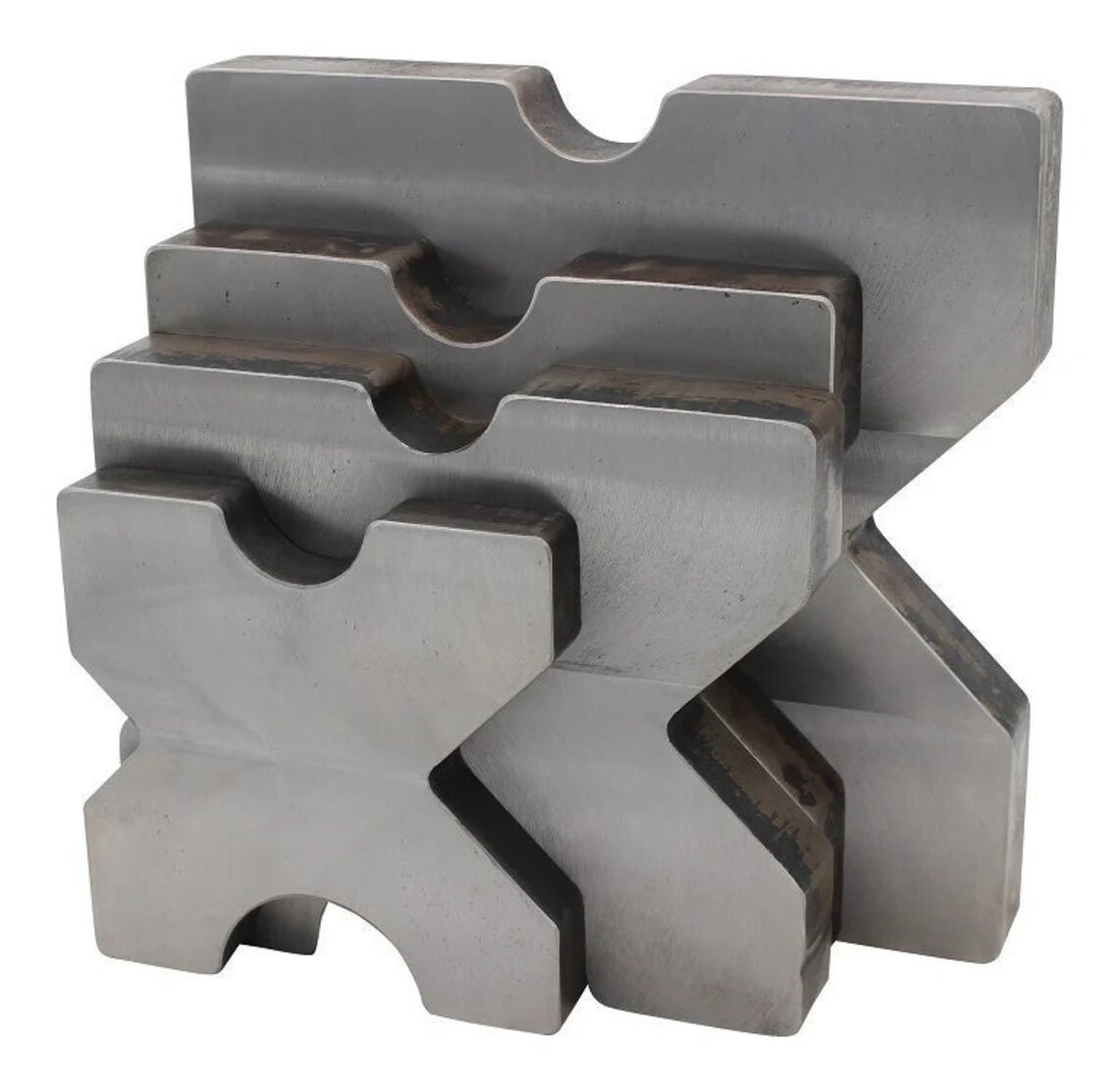8.50" X 10" Machined Arbor Press Plates (pair) - Cut Out of High ...