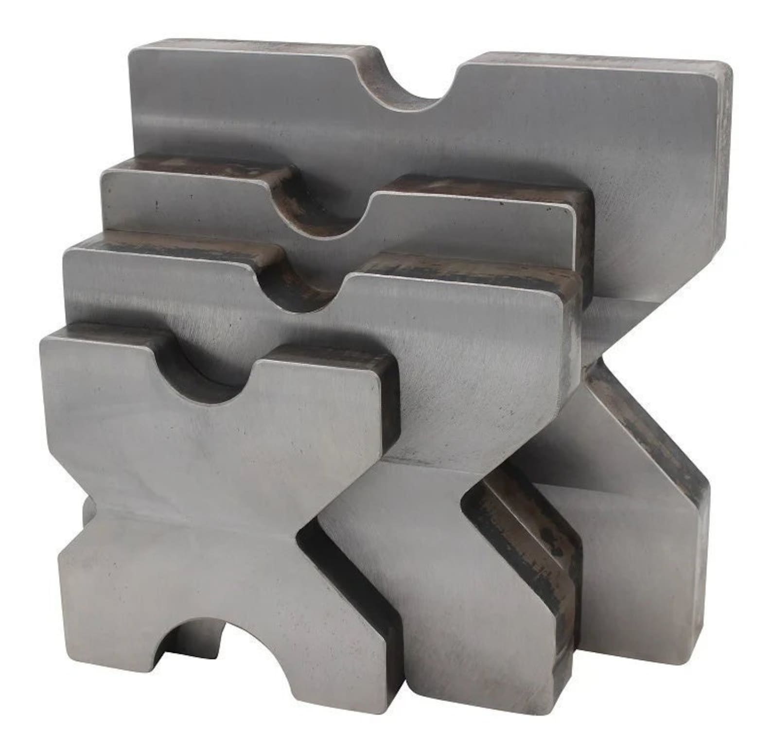 8.50" X 10" Machined Arbor Press Plates (pair) - Cut Out of High ...