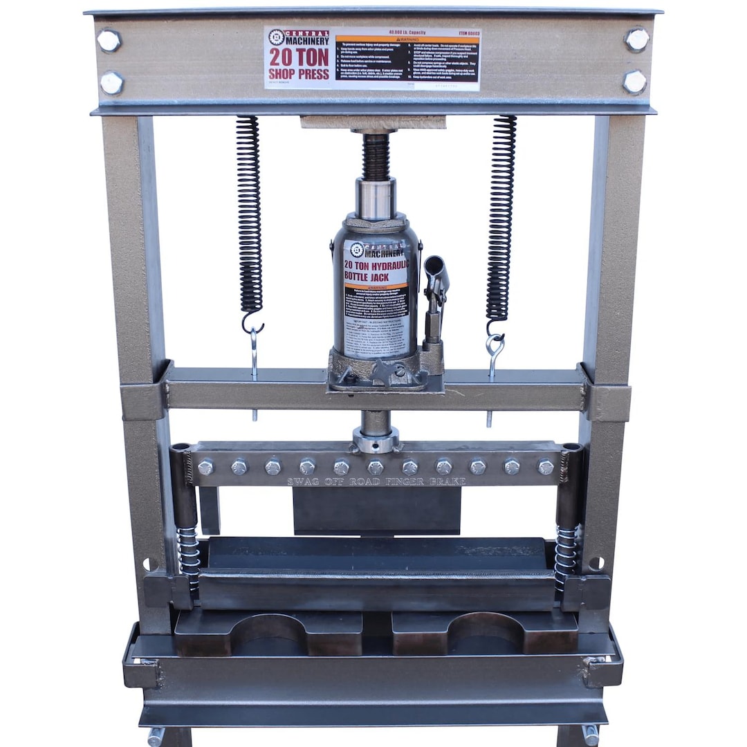 Full Harbor Freight Shop Press Accessory Kit - 20 TON Heavy Duty Welded ...