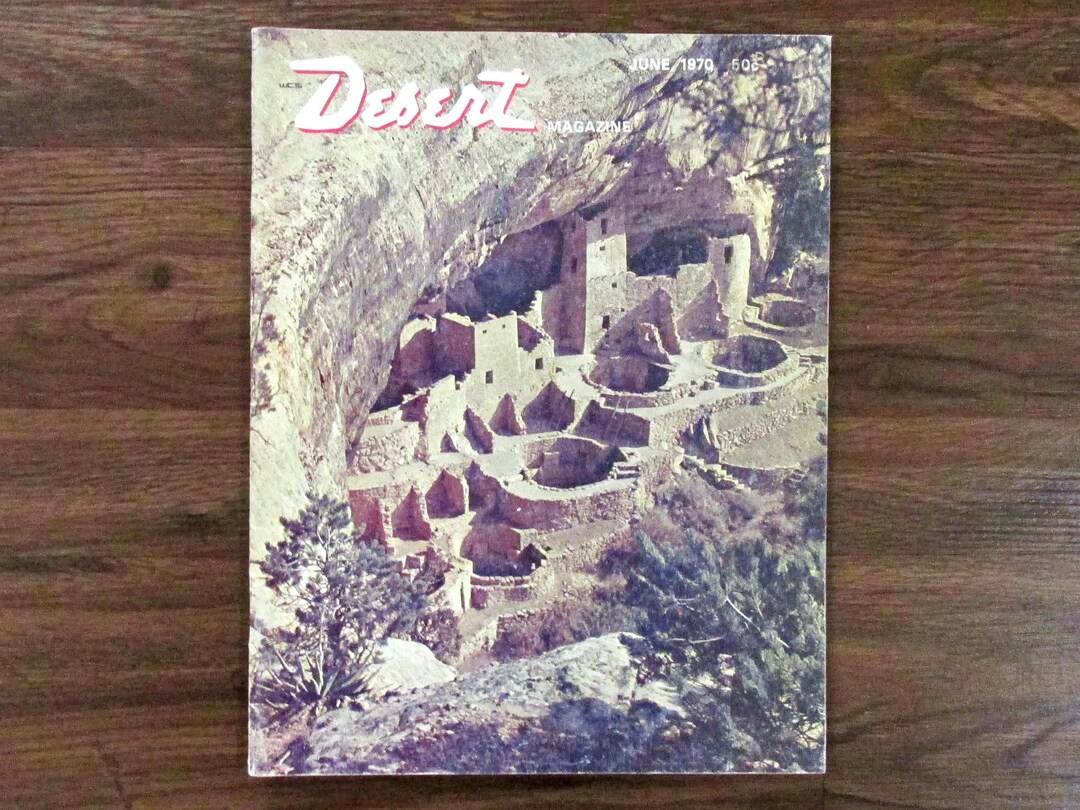 Vintage Desert Magazine – June 1970 – Cliff Dwellings Cover - Etsy
