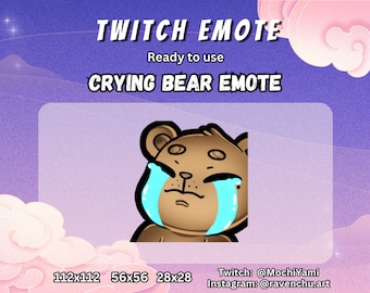 Brown Bear WOOOW Emote - Etsy