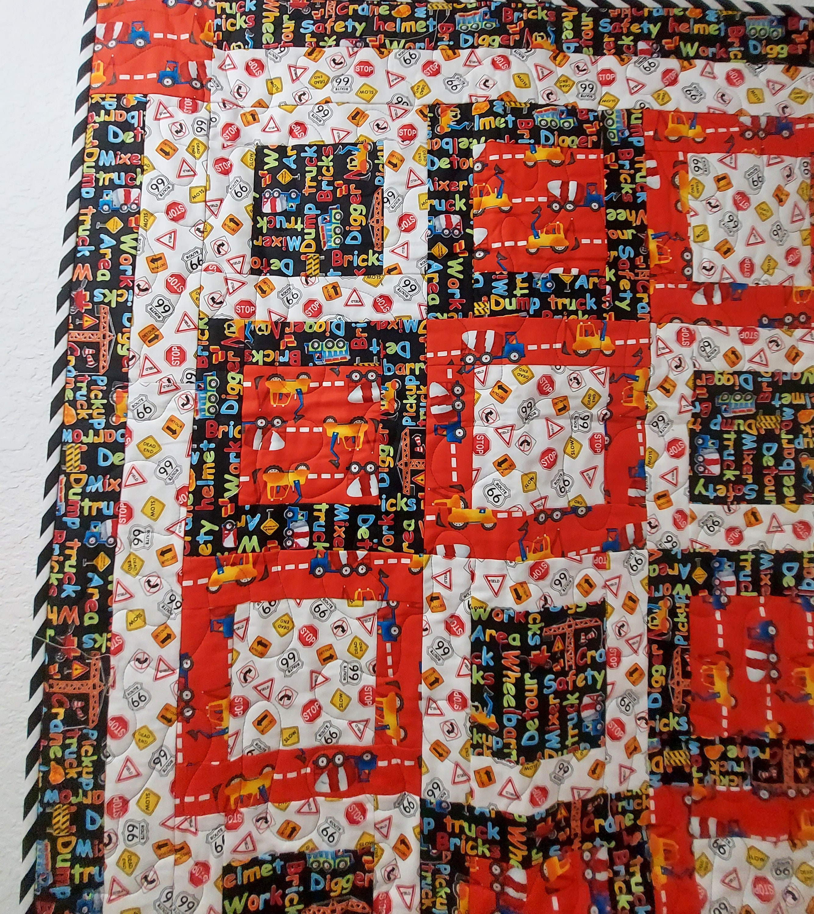 Construction Zone Quilt - Etsy