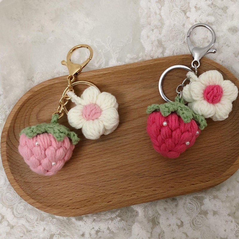 Crochet Keychain - Etsy