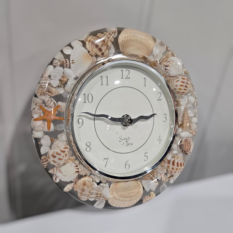 Seashell Clock - Etsy