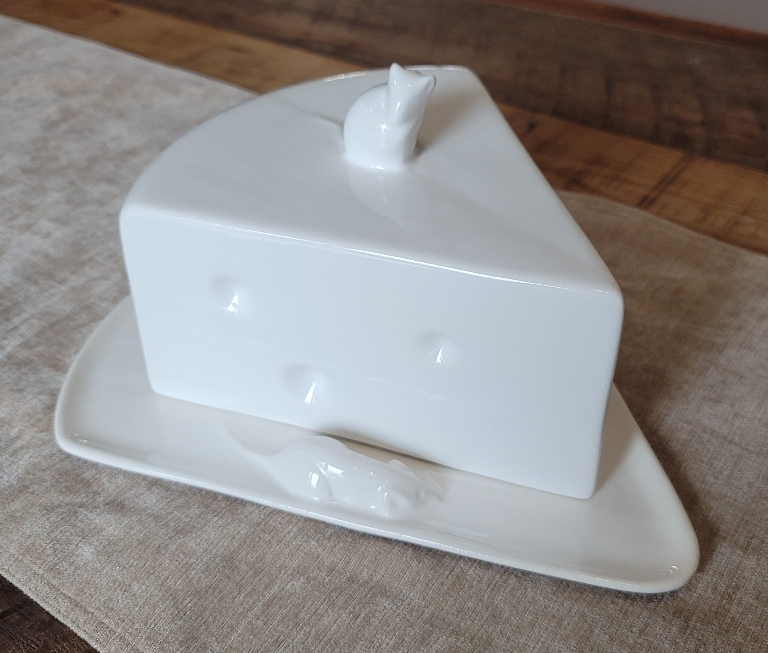 Vintage Mouse and Cheese Keeper, Cheese Server, Vtg 1980s 1990s Cheese ...