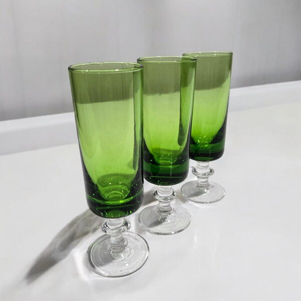 Green Glassware - Etsy