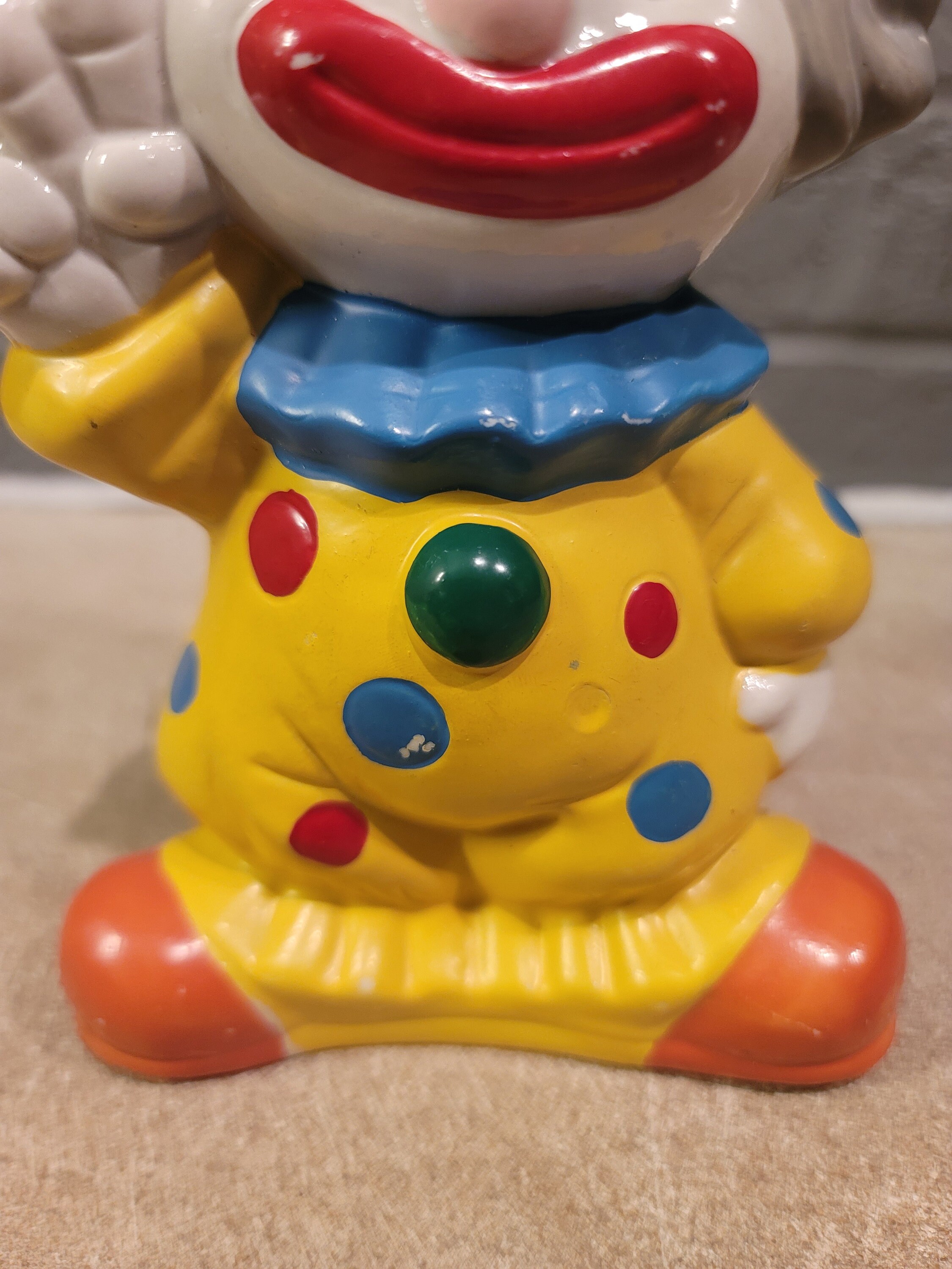 Vintage Ceramic Clown Piggy Bank, 1960s 1970s Mcm Home Decor, Retro ...