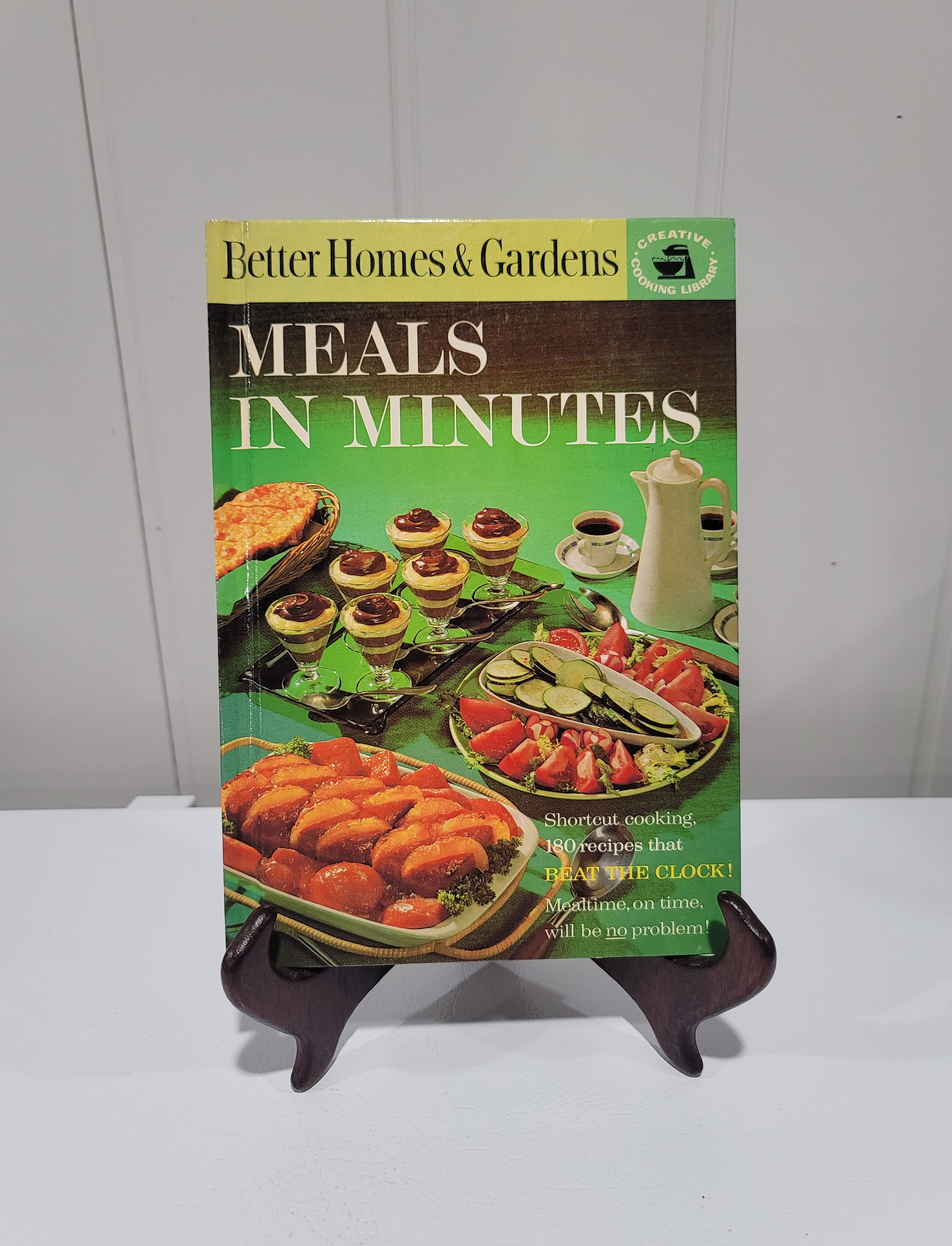 Vintage 1963 Better Homes and Gardens Meals in Minutes Cookbook, Vtg ...