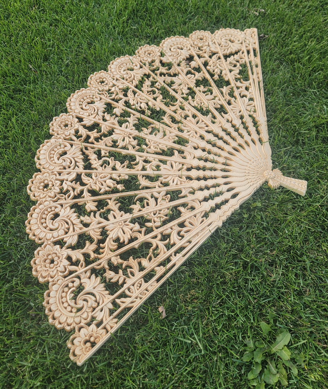 Large Vintage Burwood Wall Fan, 1960s Wall Decor, Mcm Wall Hanging ...