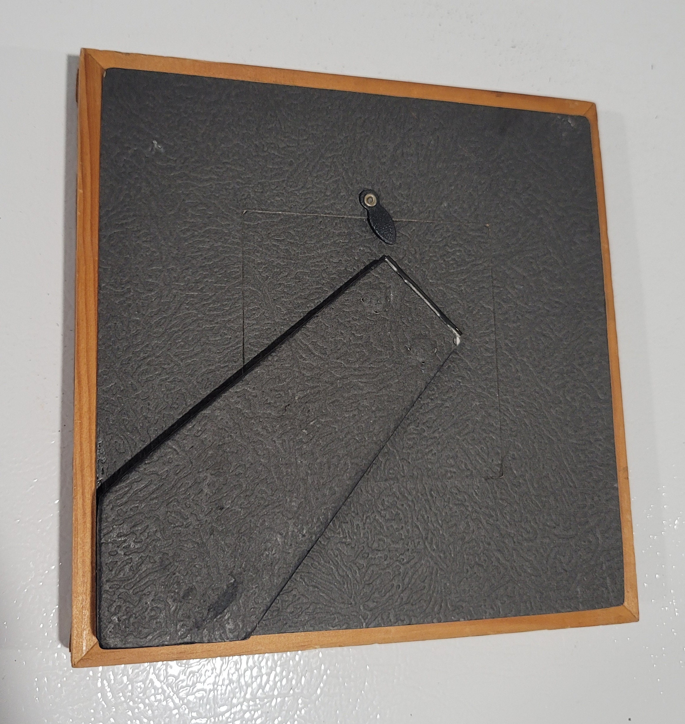 Vintage Rustic Shadowbox Picture Frame, 1970s Home Decor, Mcm Gallery ...