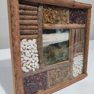 Vintage Rustic Shadowbox Picture Frame, 1970s Home Decor, Mcm Gallery ...