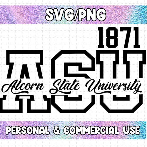 Grad-ish Alcorn State University Svg Educated Alcorn State - Etsy