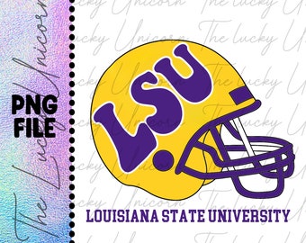 Lsu Helmet Png - Etsy