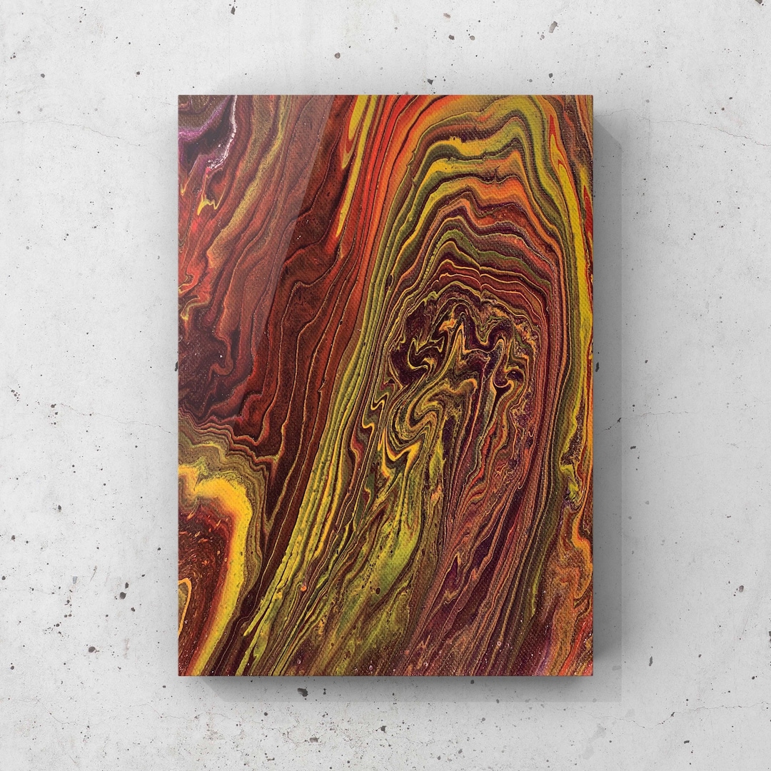 WOOD GRAIN - Acrylic Pour - Etsy