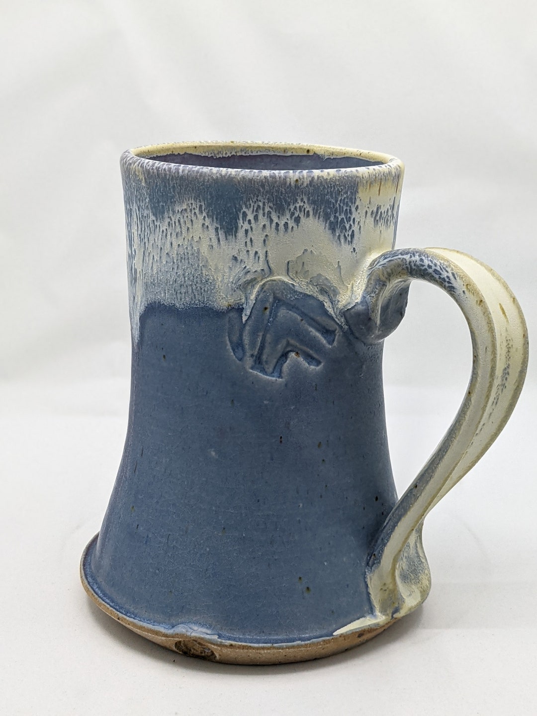 Blue Ceramic Tankard Mug - Etsy