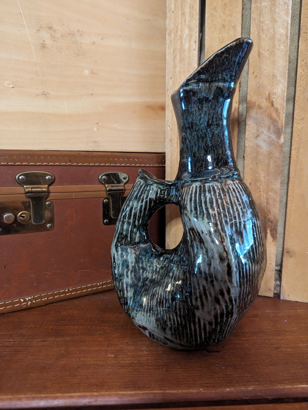 Gurgling Pitcher Handmade Gluggle Jug - Etsy