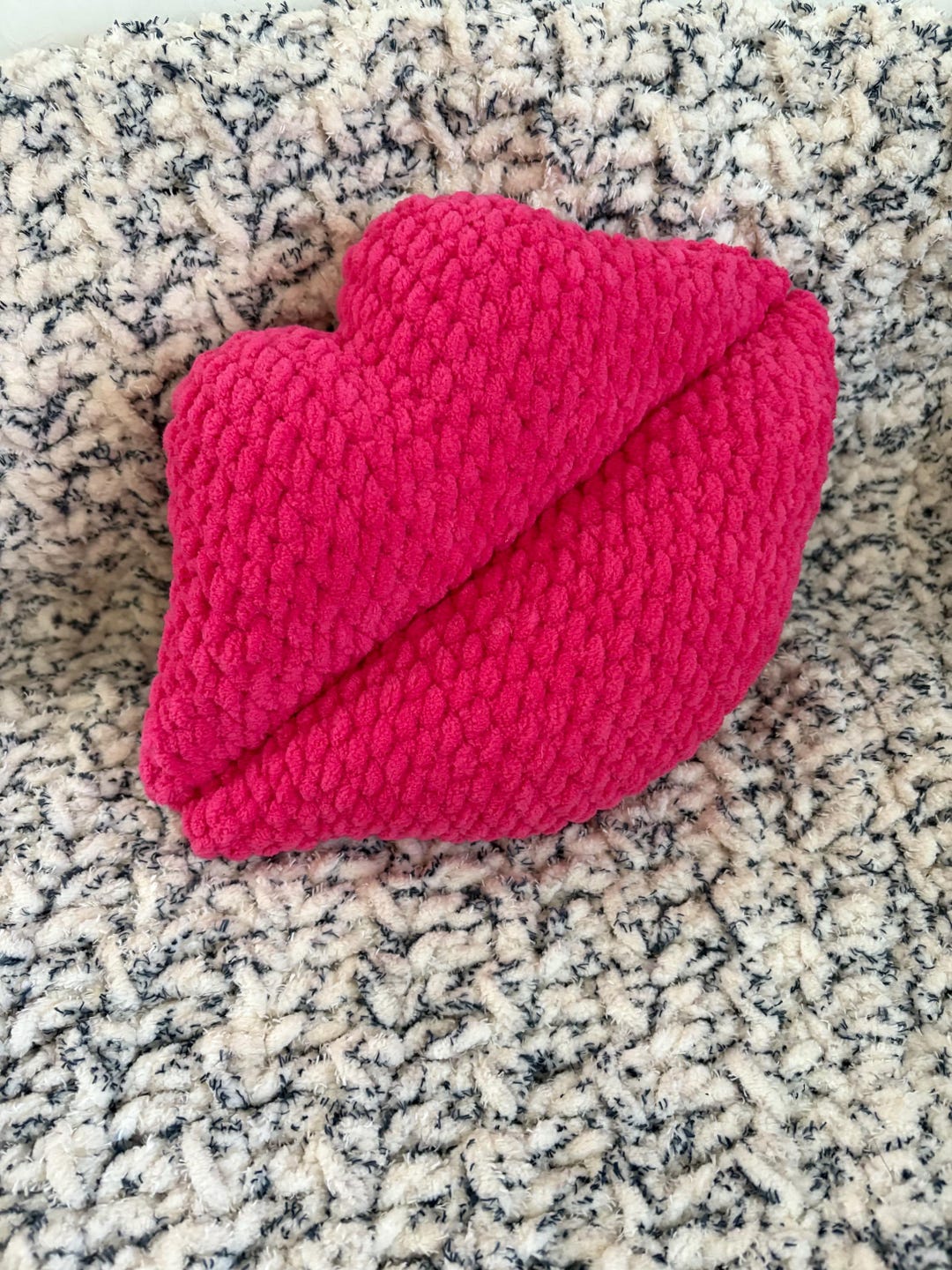 Plushie Kiss - Plush Pillow - Etsy