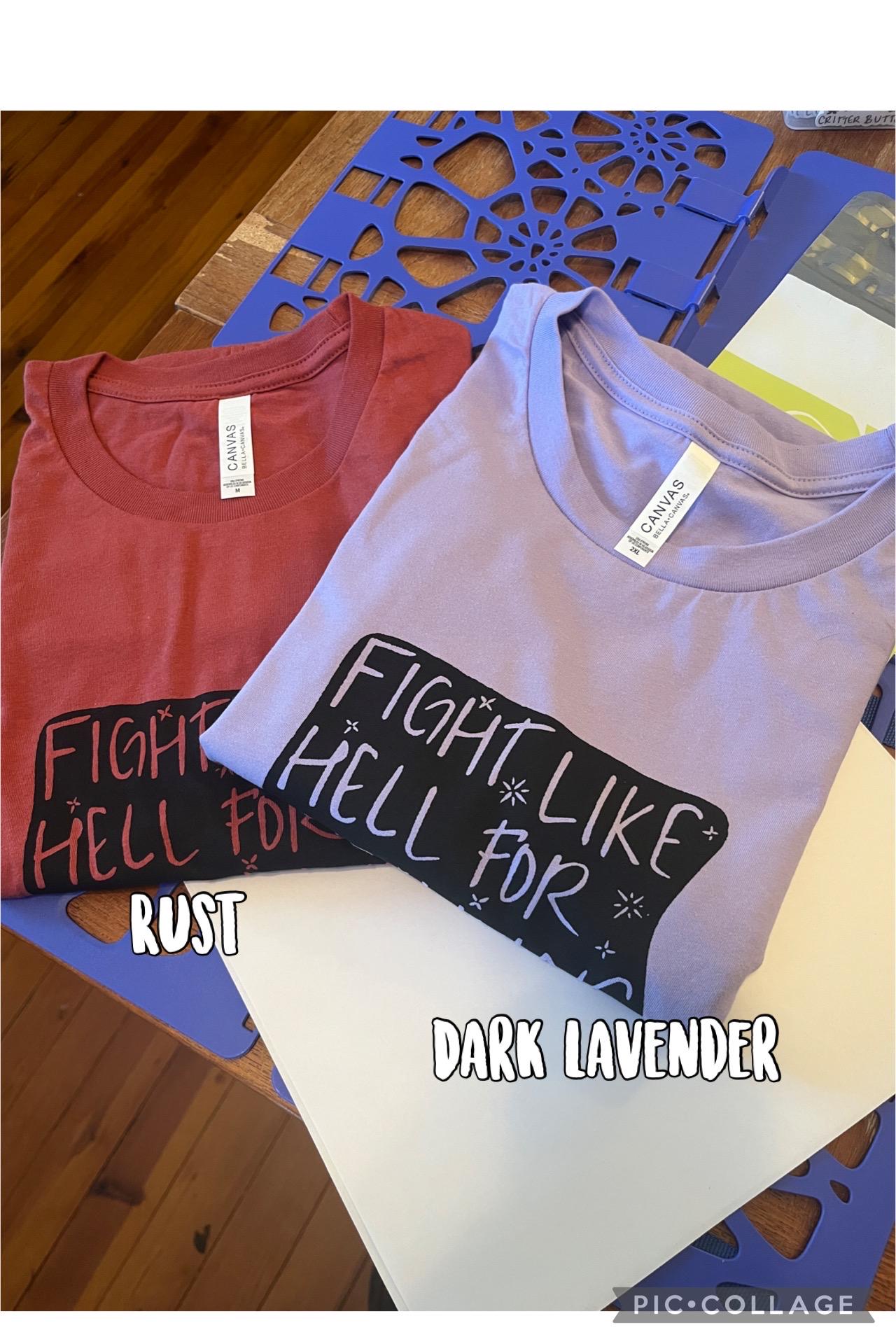 Fight Like Hell for the Living T-shirt - 100% Cotton, Screenprinted in ...