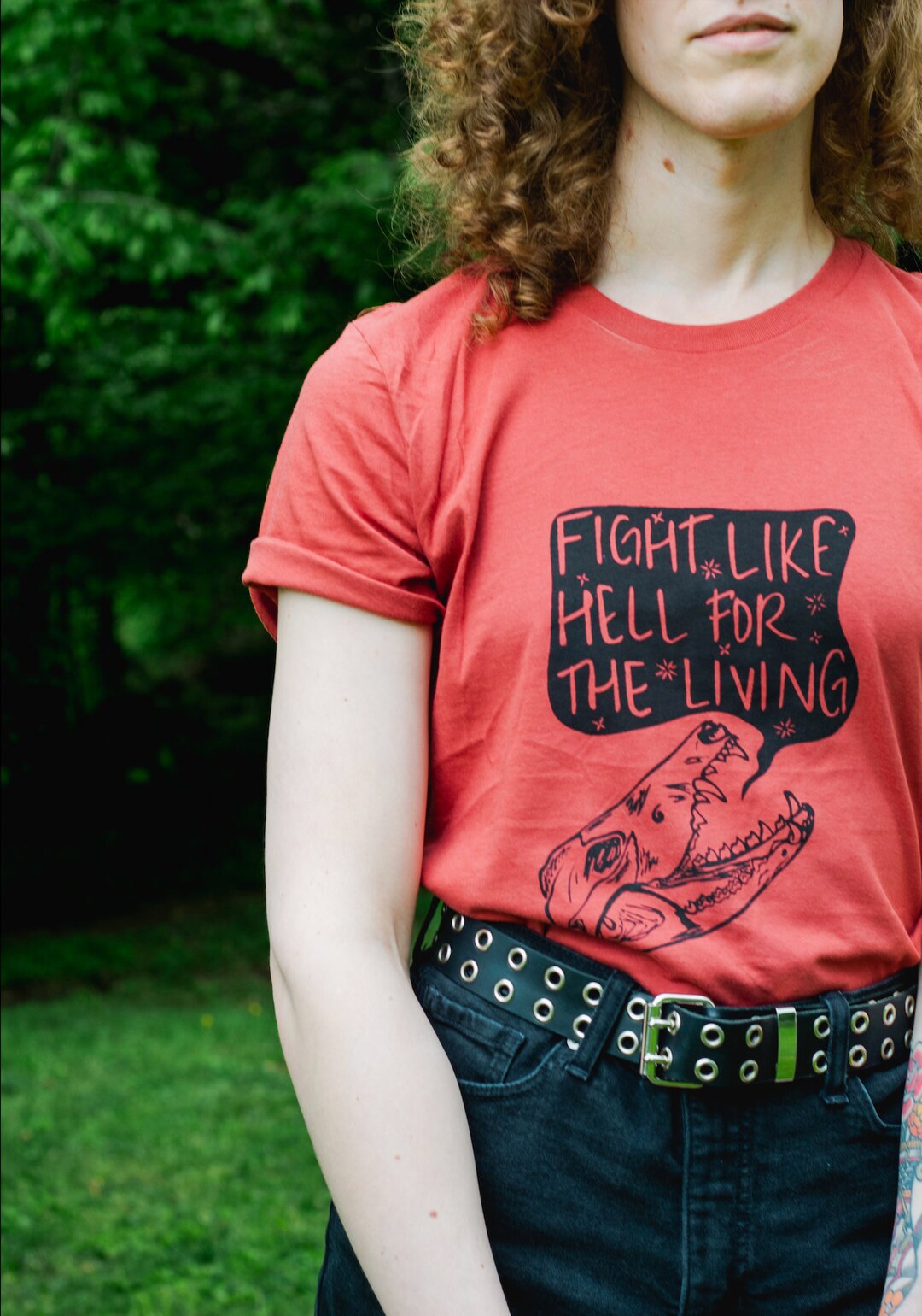 Fight Like Hell for the Living T-shirt 100% Cotton - Etsy