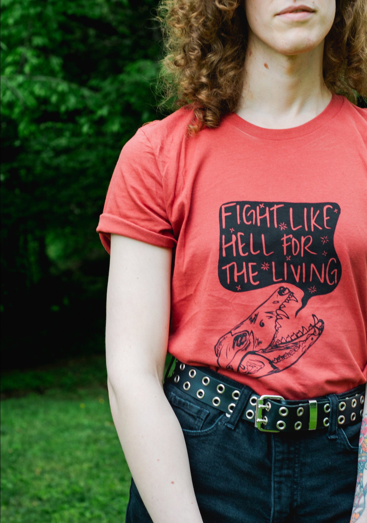 Fight Like Hell for the Living T-shirt 100% Cotton - Etsy