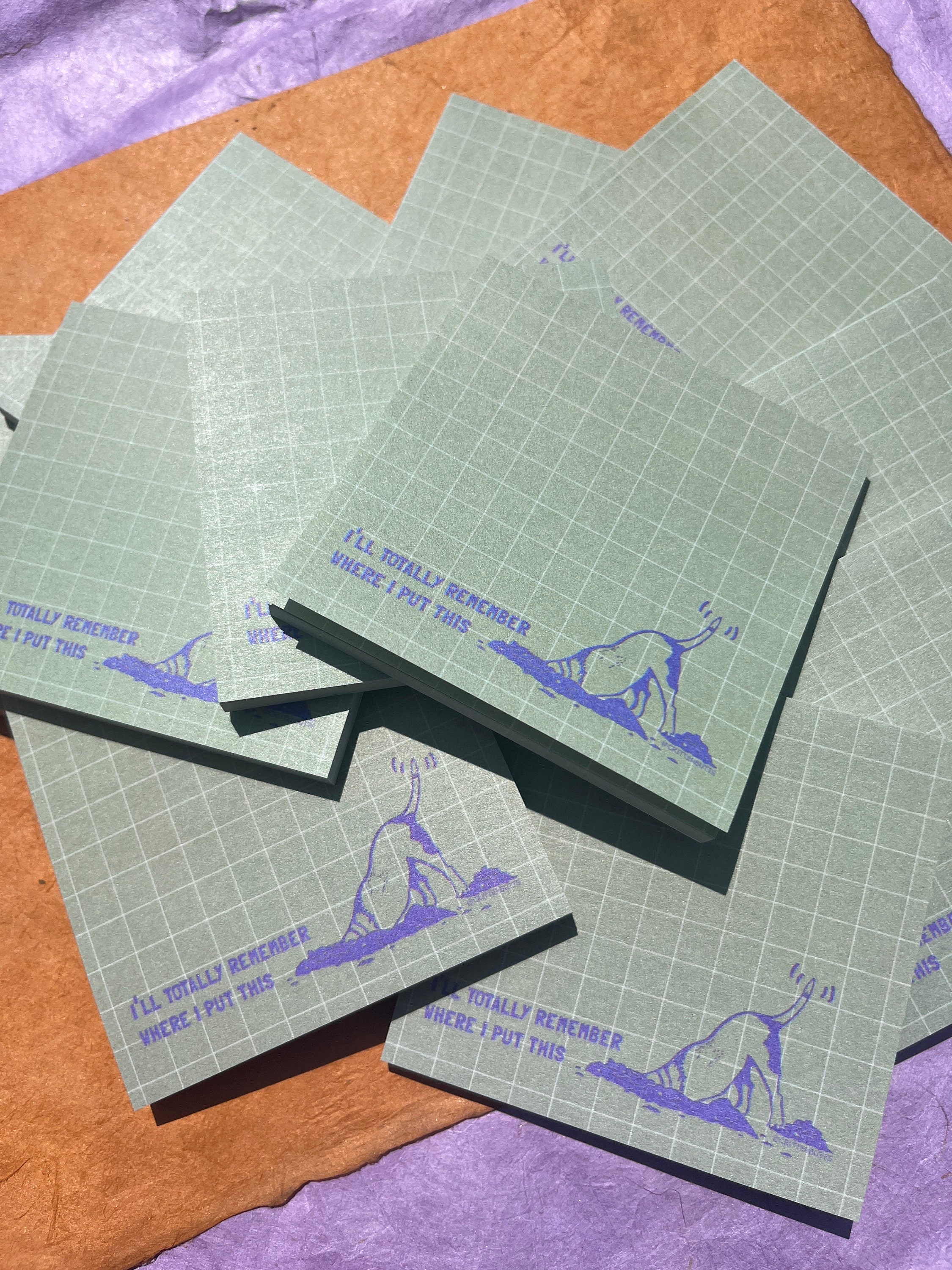 ADHD Dog Post-it Notes - Forgetful Dog Sticky Notes - Etsy