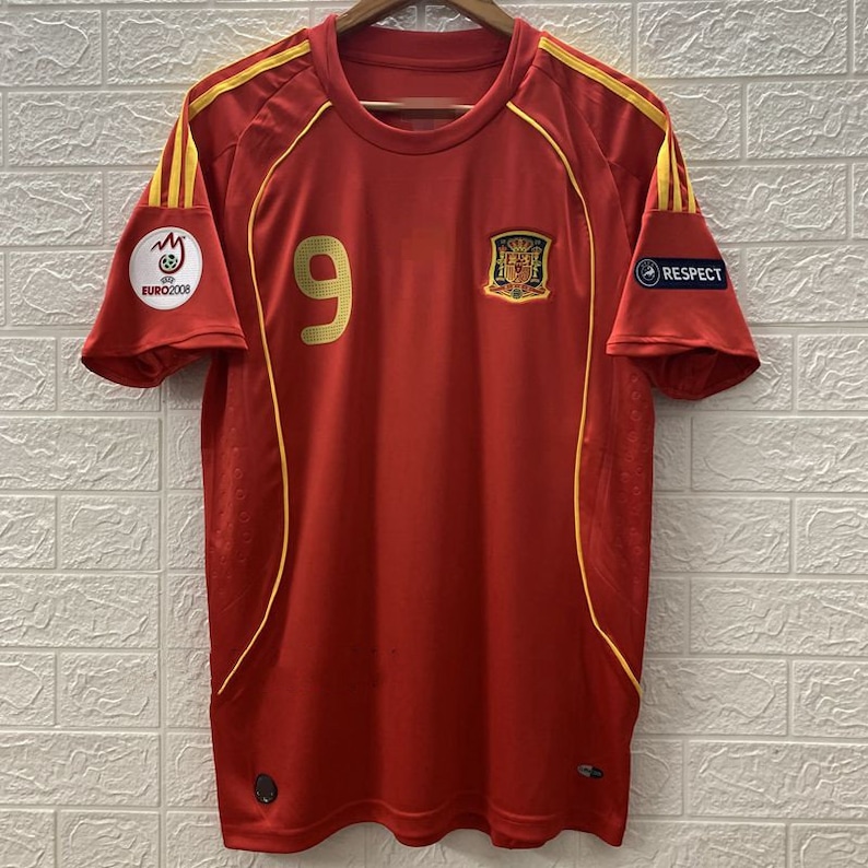 Vintage 9 Fernando Torres Jersey 2008 Euro Spain Jersey - Etsy